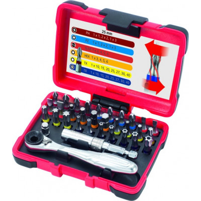 918.3010 | Coffret d’embouts de vissage à code couleur TORSIONplus. Outillage KS Tools