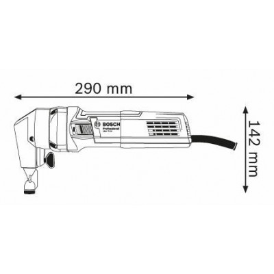 Grignoteuse Bosch PRO GNA 75-16 Professional 0601529400 outillage Bosch ...