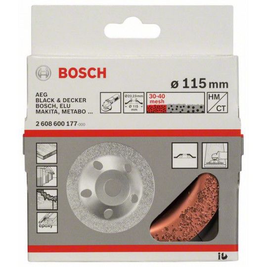 2608600177 | Meule assiette au carbure Ø 115mm, Grain fin pour ...