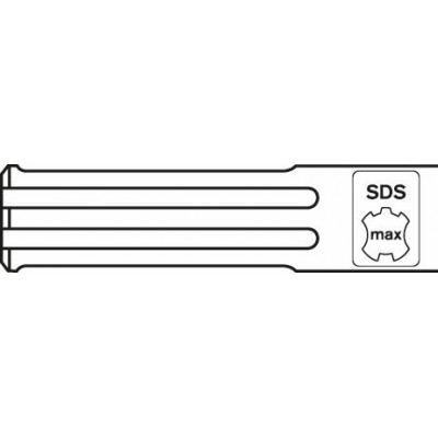 2608690168 | Burin BOSCH pointu RTec Speed pour perforateur SDS-max ...