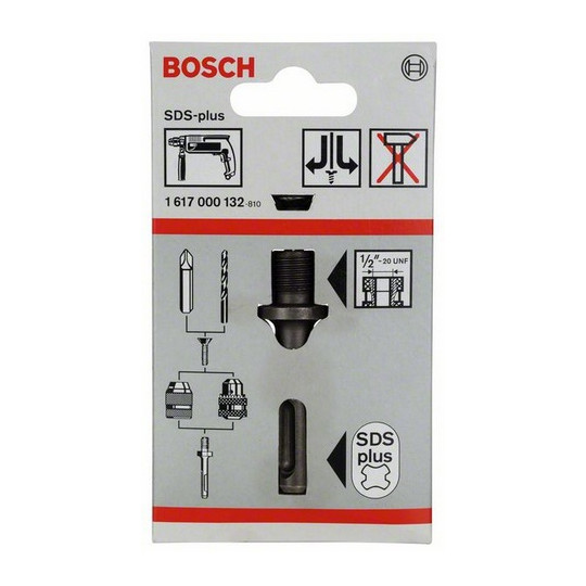 1617000132 | Queue d’emmanchement SDS-plus pour mandrin 1/2" Bosch