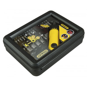 STANLEY | TOURNEVIS PORTE-EMBOUTS A CLIQUET POIGNÉE REVOLVER - COFFRET ...