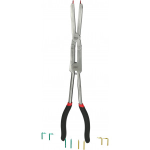 Pince à circlips intérieurs à double articulation avec pointes ...