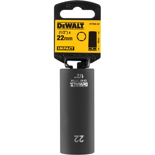 DT7556 | Douilles Impact diamètre 22 mm 1/2" - Dewalt