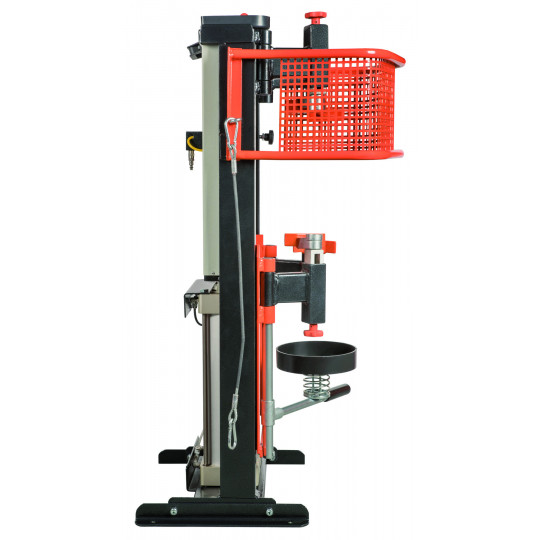 Compresseur de ressort double piston pneumatique avec grille de protection
