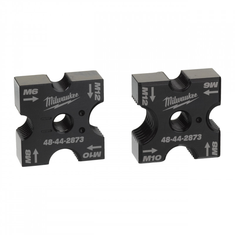 Matrices de coupe de tige filetée M6-M12 - Blister