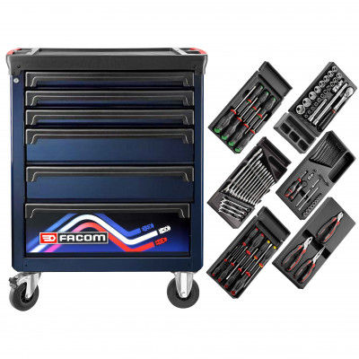 Servante ROLL.6M3 24H - BRONZE - 93 OUTILS - FACOM | ROLL.6M3A24HB