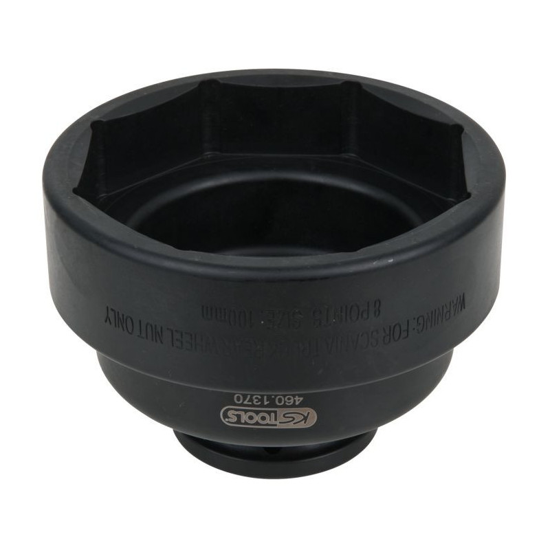Douille 8 pans pour écrou d'essieu Scania, 100 mm - KSTools | 460.1370