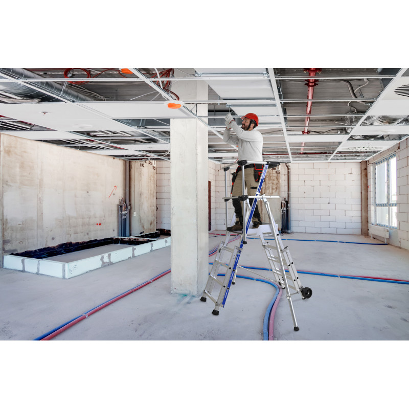 Plates-formes Sherpascopic télescopique 3 à 4 marches Tubesca-Comabi ...