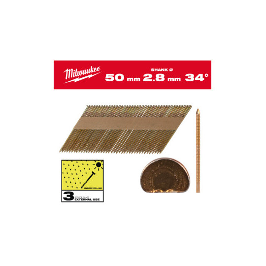 BOITE 2200 CLOUS 34° 50MM RS HDG - Carton