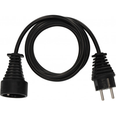 Rallonge électrique 3m H05VV-F 3G1,5 noir - Brennenstuhl | 1165431