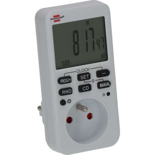 Programmateur hebdomadaire digital DZL 2016 blanc - Brennenstuhl | 1506321