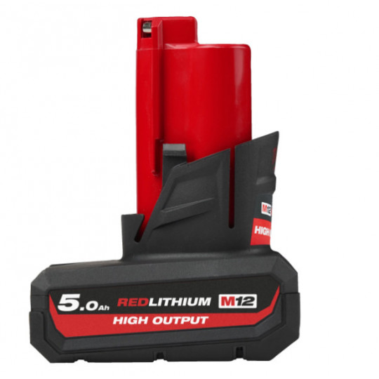 M12 B5 - 12V 5,0Ah Red Lithium HIGH OUTPUT - système M12 - Carton