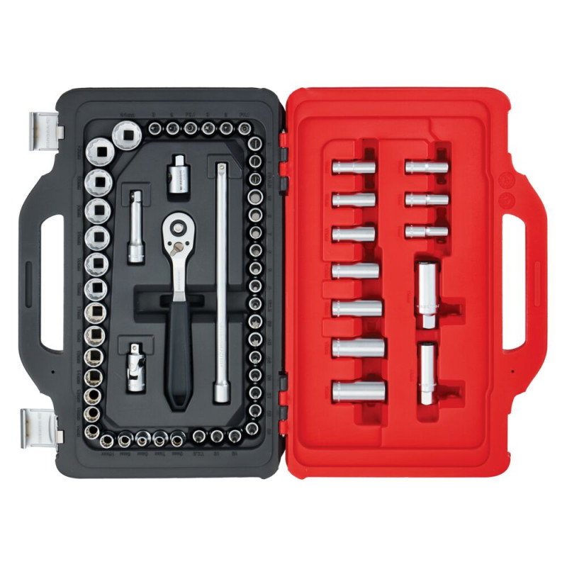 Coffret serrage Twinbox 3/8 - 62 pièces - FACOM | JL.151-EP62PB